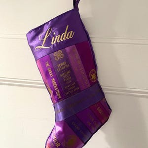 Christmas Stocking - Horse Christmas - Ribbon Stocking - Horse Gift ...