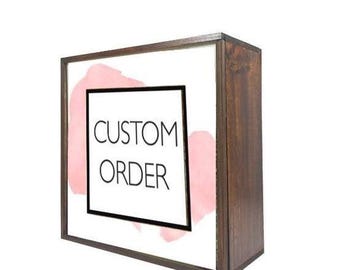 Custom Light Box Sign, Personalized Wooden Lamp With Your Logo or ...