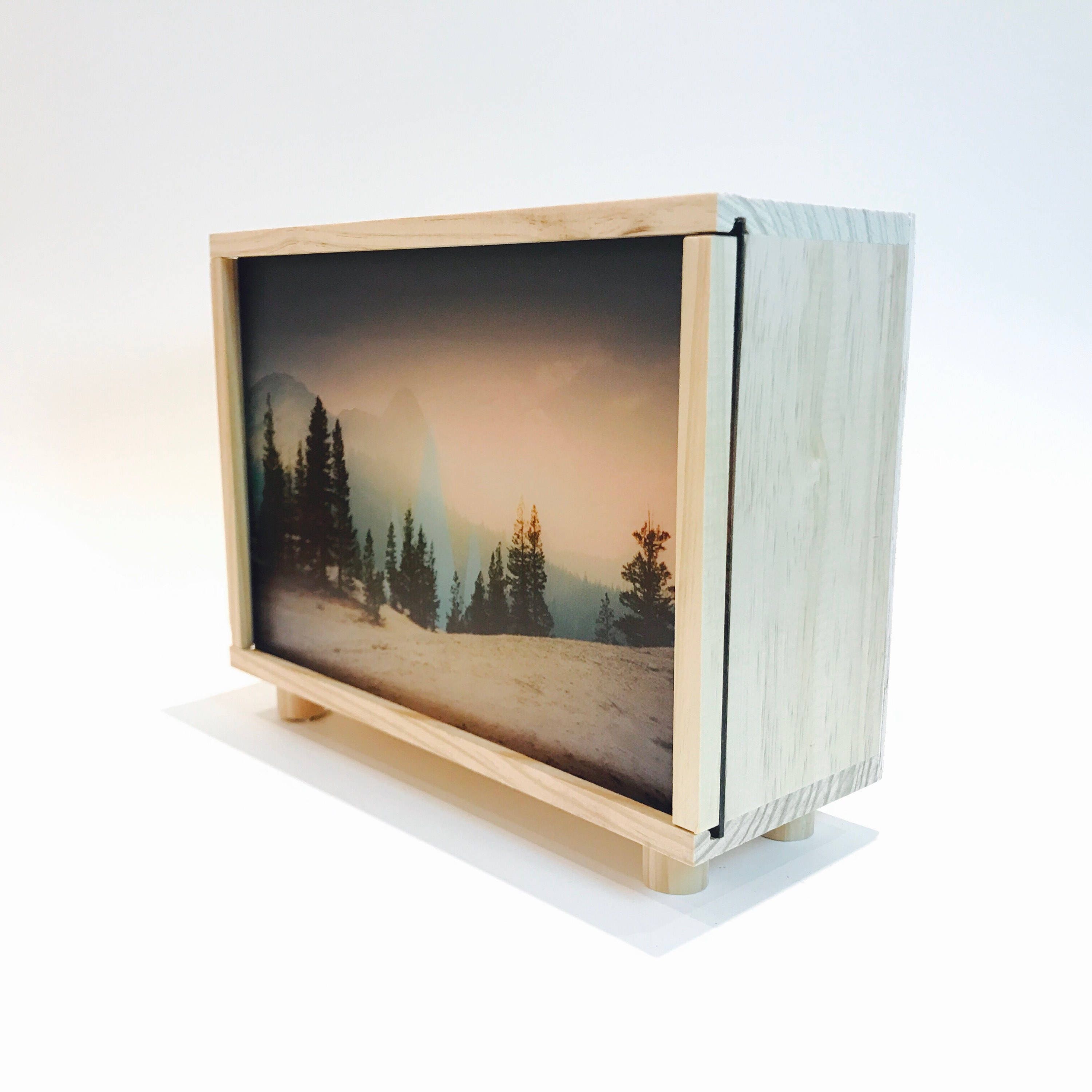 Handmade Wooden Light Box Sustainable Design Table or Desk - Etsy