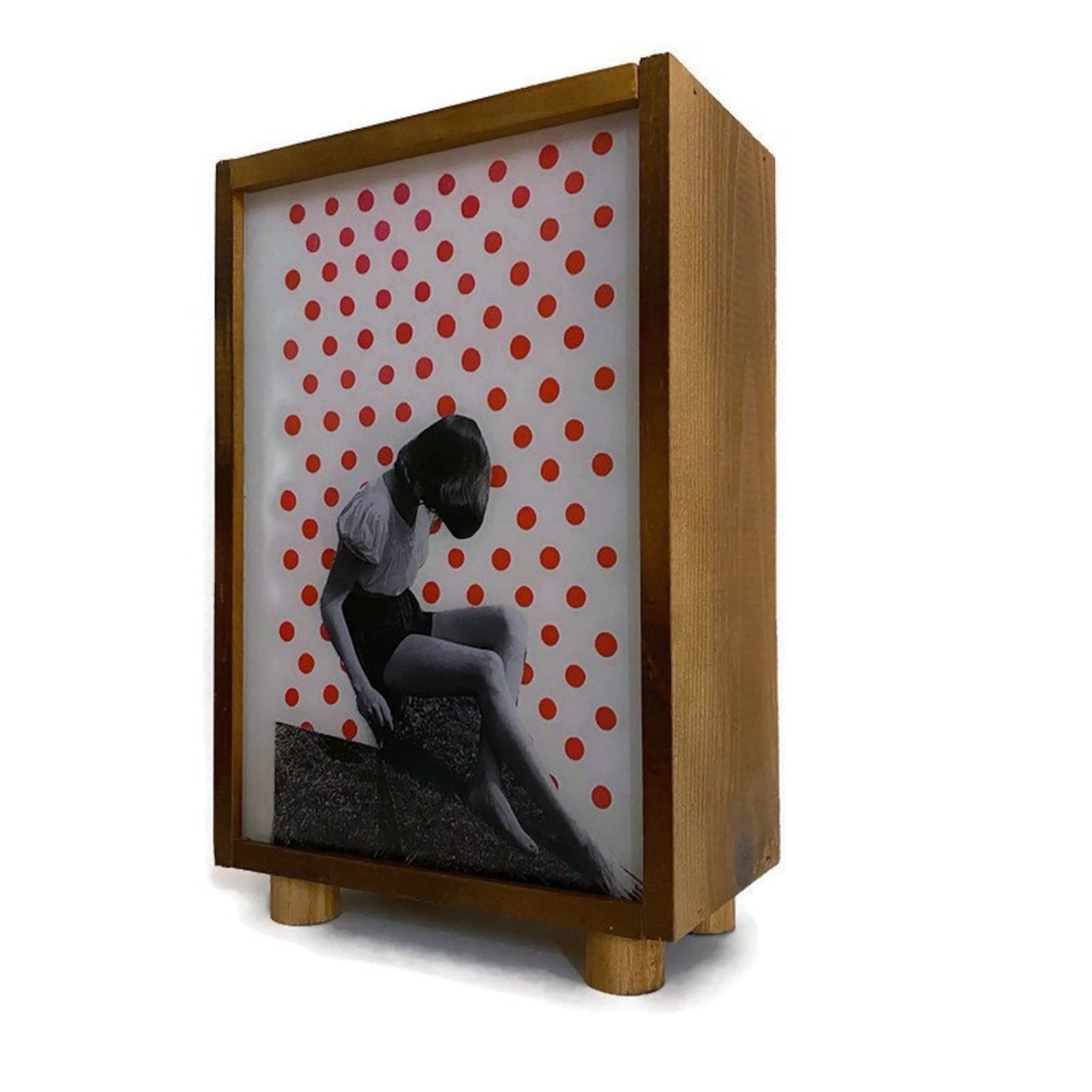 Walnut Lightbox Wooden Handmade Lightbox Christmas Gift - Etsy Singapore