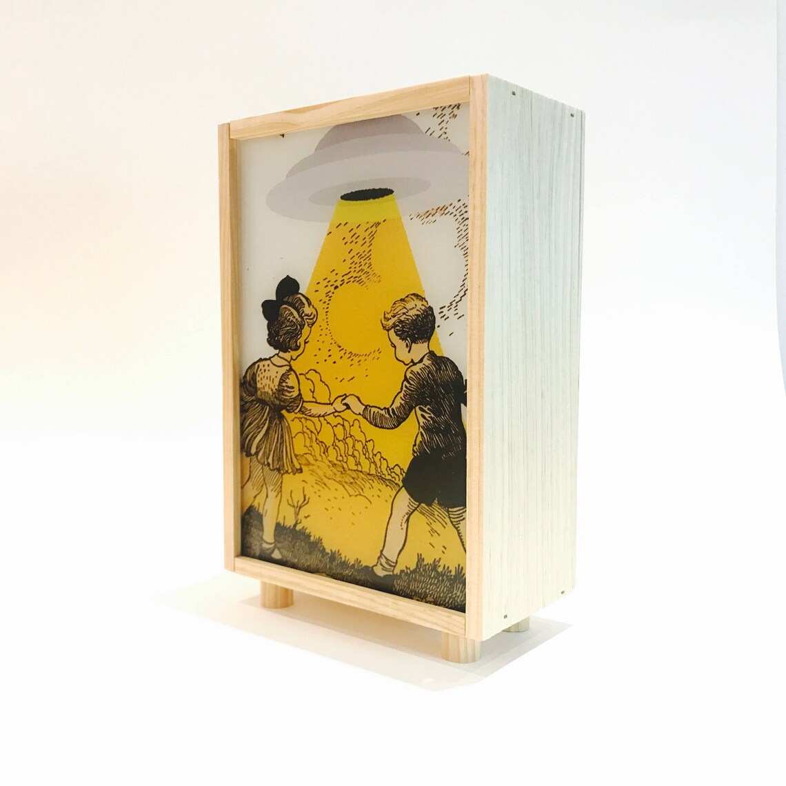 Baby Nigh Light Kids Lightbox Handmade Wooden Childrens - Etsy