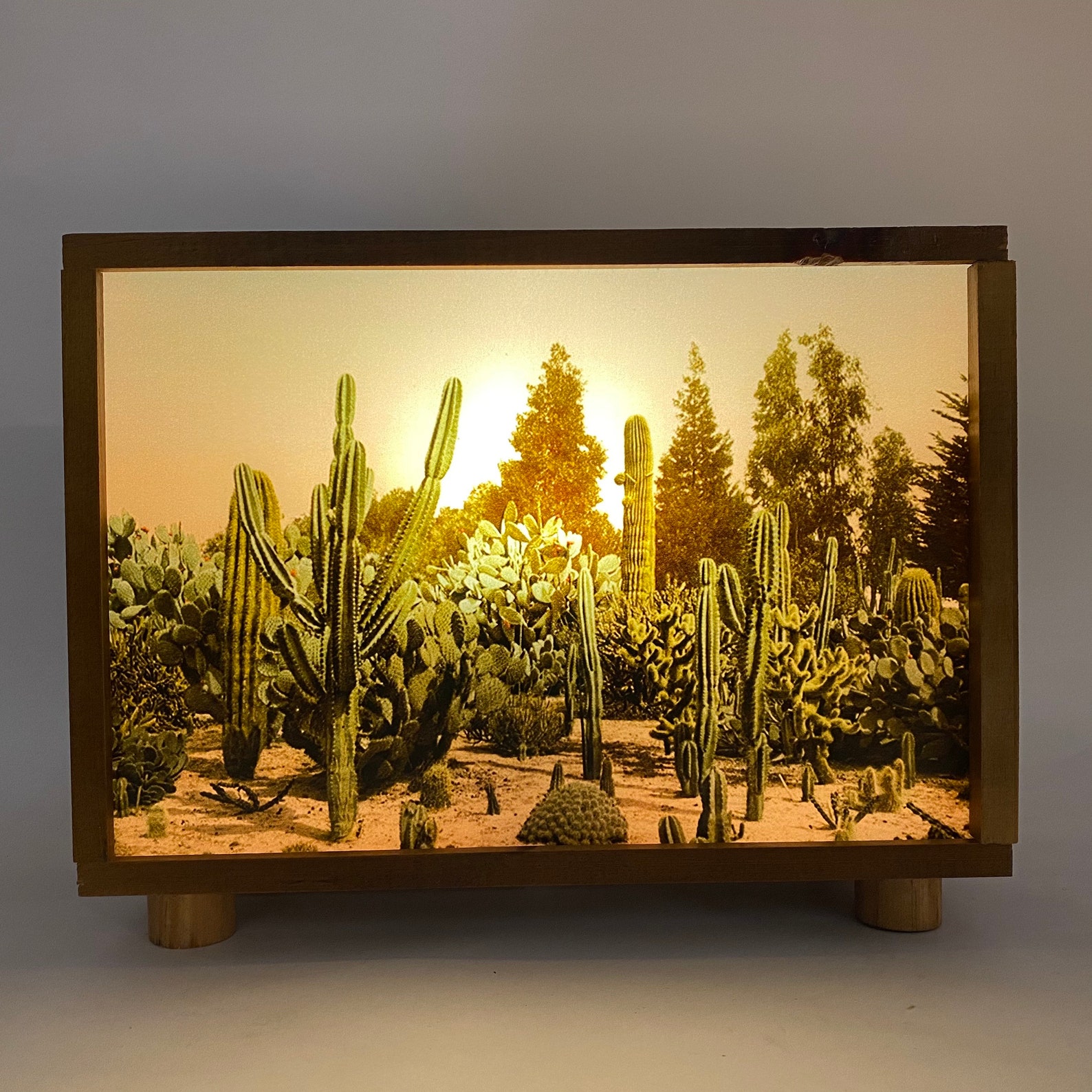 Light Box Light Sign Handmade Wooden Lamp Bedside Table - Etsy