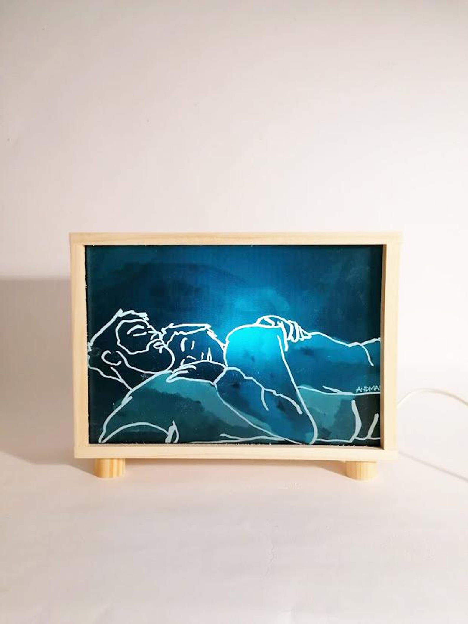 Custom Light Box Sign, Personalized Wooden Lamp With Your Logo or ...