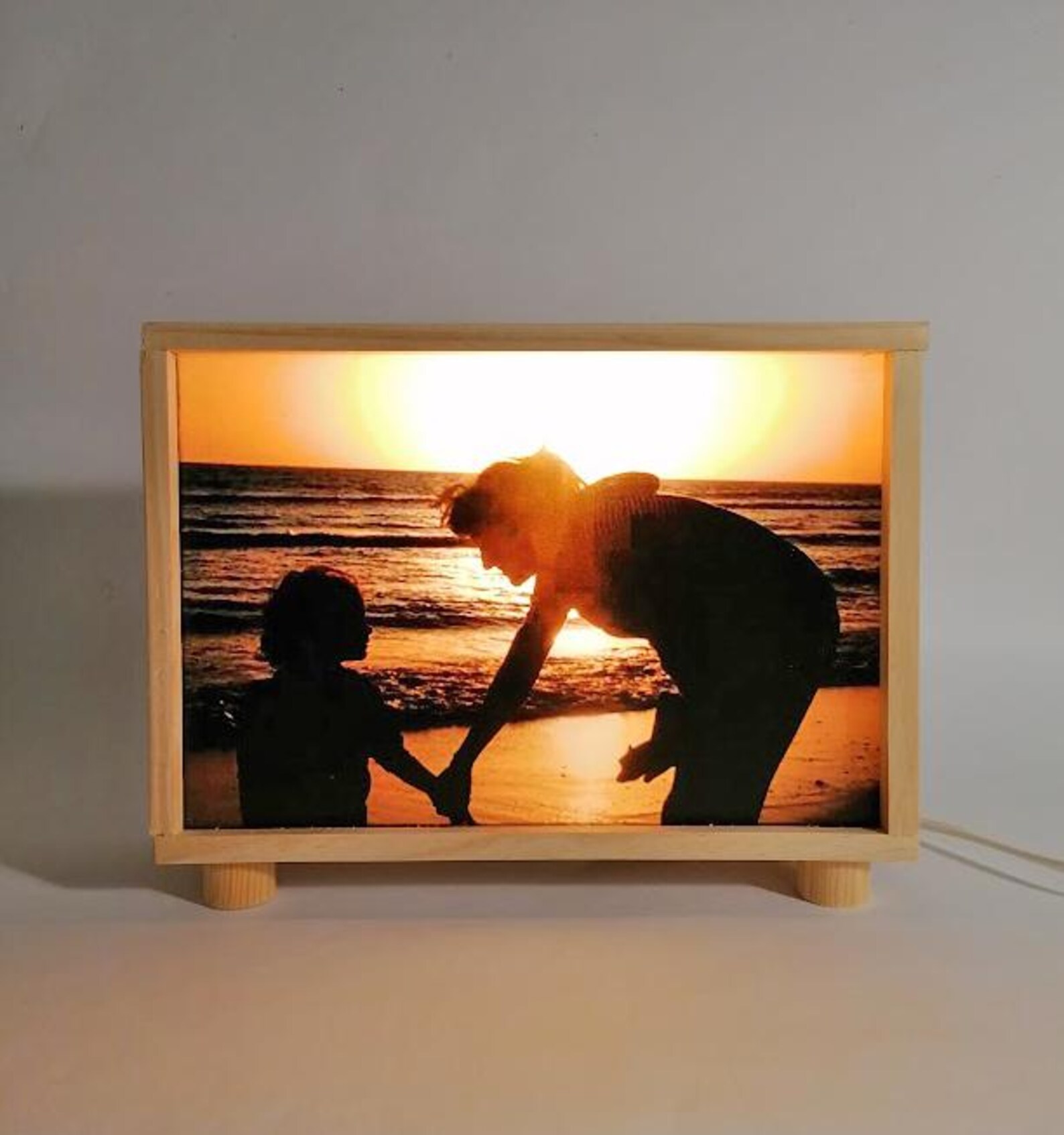 Custom Light Box Sign, Personalized Wooden Lamp With Your Logo or ...
