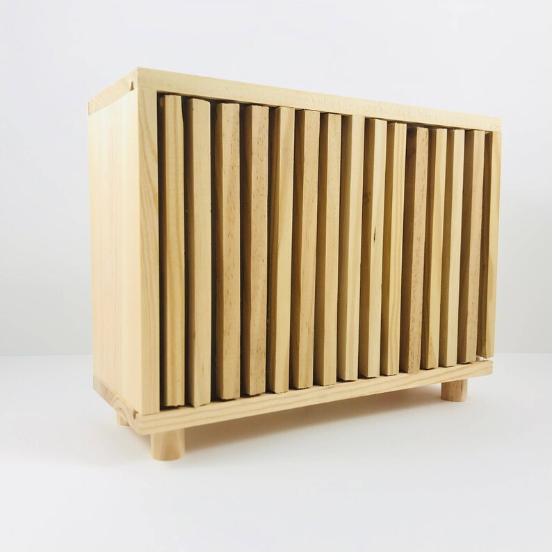 Wooden lamp wooden bedside lamps pine wood light box | Etsy