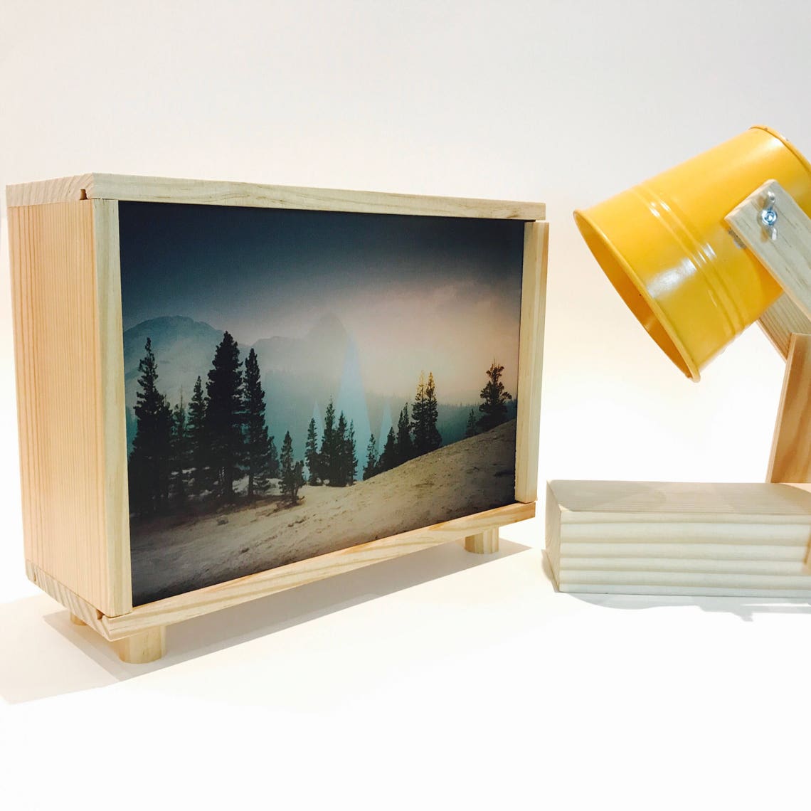 Handmade Wooden Light Box Sustainable Design Table or Desk - Etsy