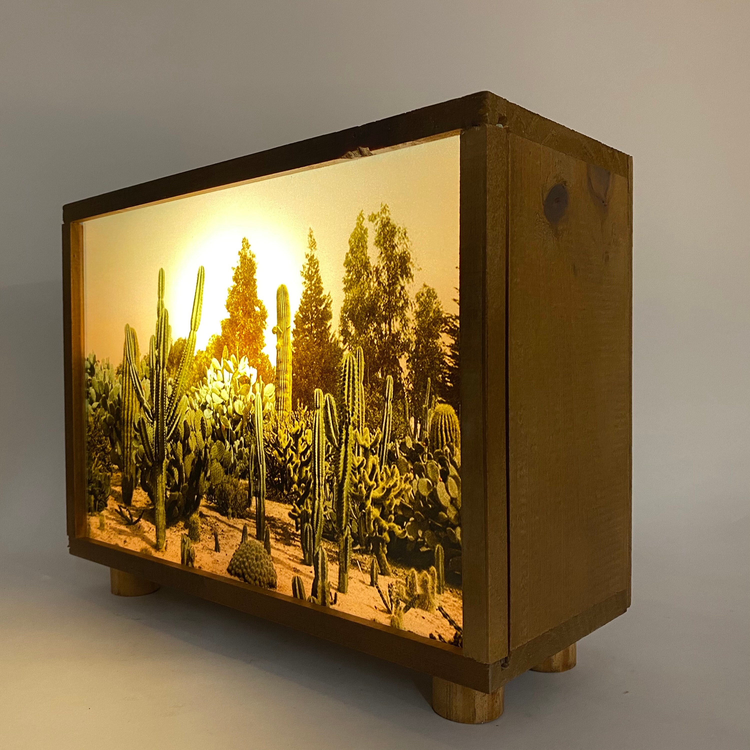 Light Box, Light Sign, Handmade Wooden Lamp, Bedside Table Lamp, Wall ...