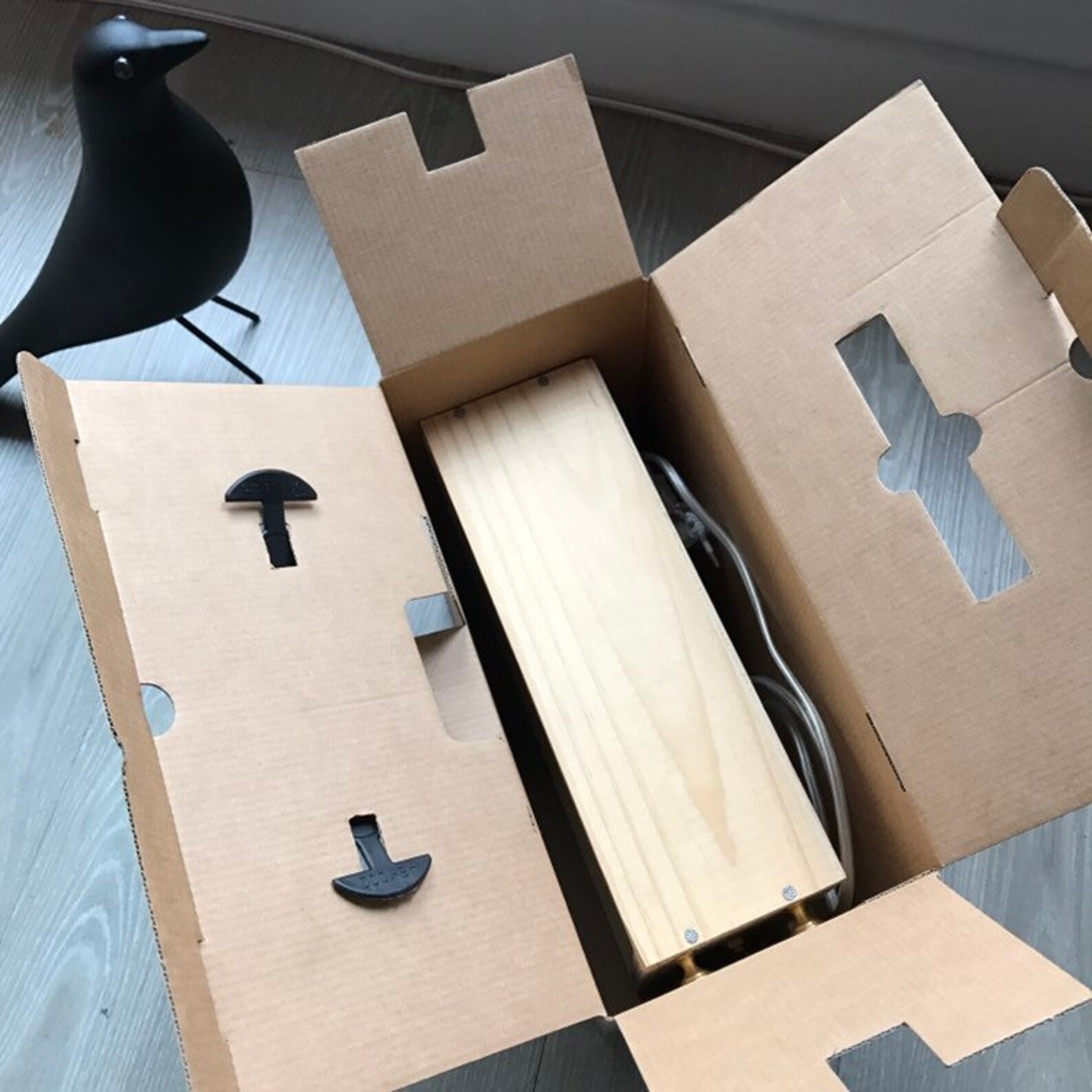 Plant Light Box Wooden Led Lamp Bedside Table Lamp Night - Etsy