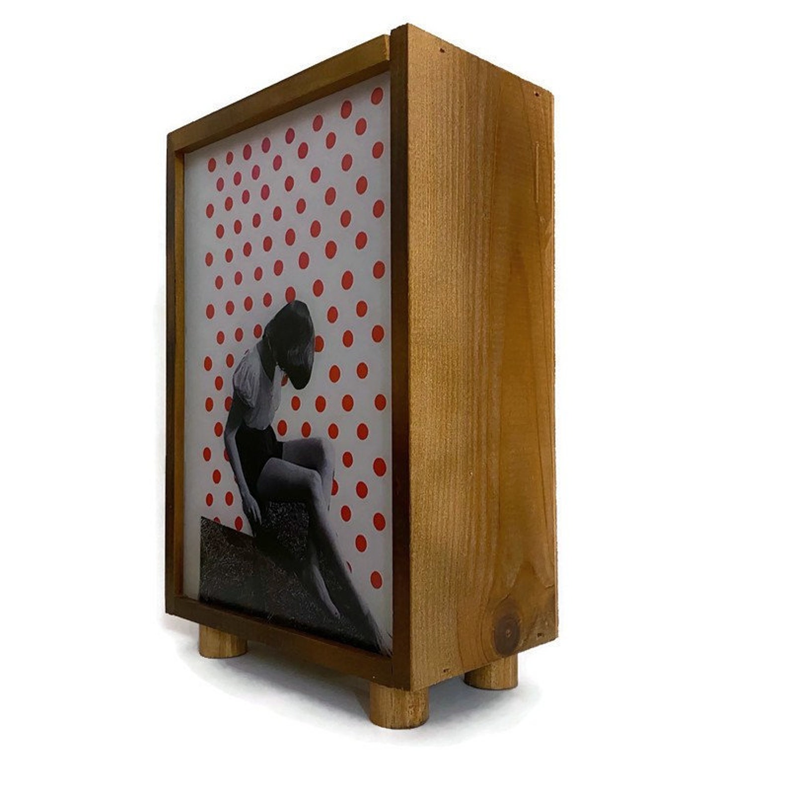 Walnut Lightbox Wooden Handmade Lightbox Christmas Gift - Etsy Singapore