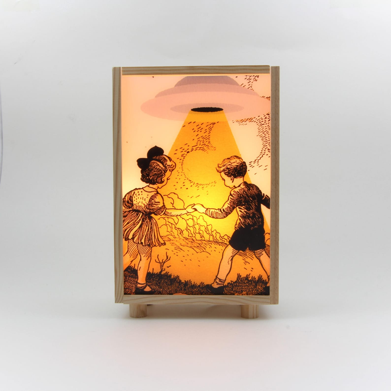 Baby Nigh Light Kids Lightbox Handmade Wooden Childrens - Etsy