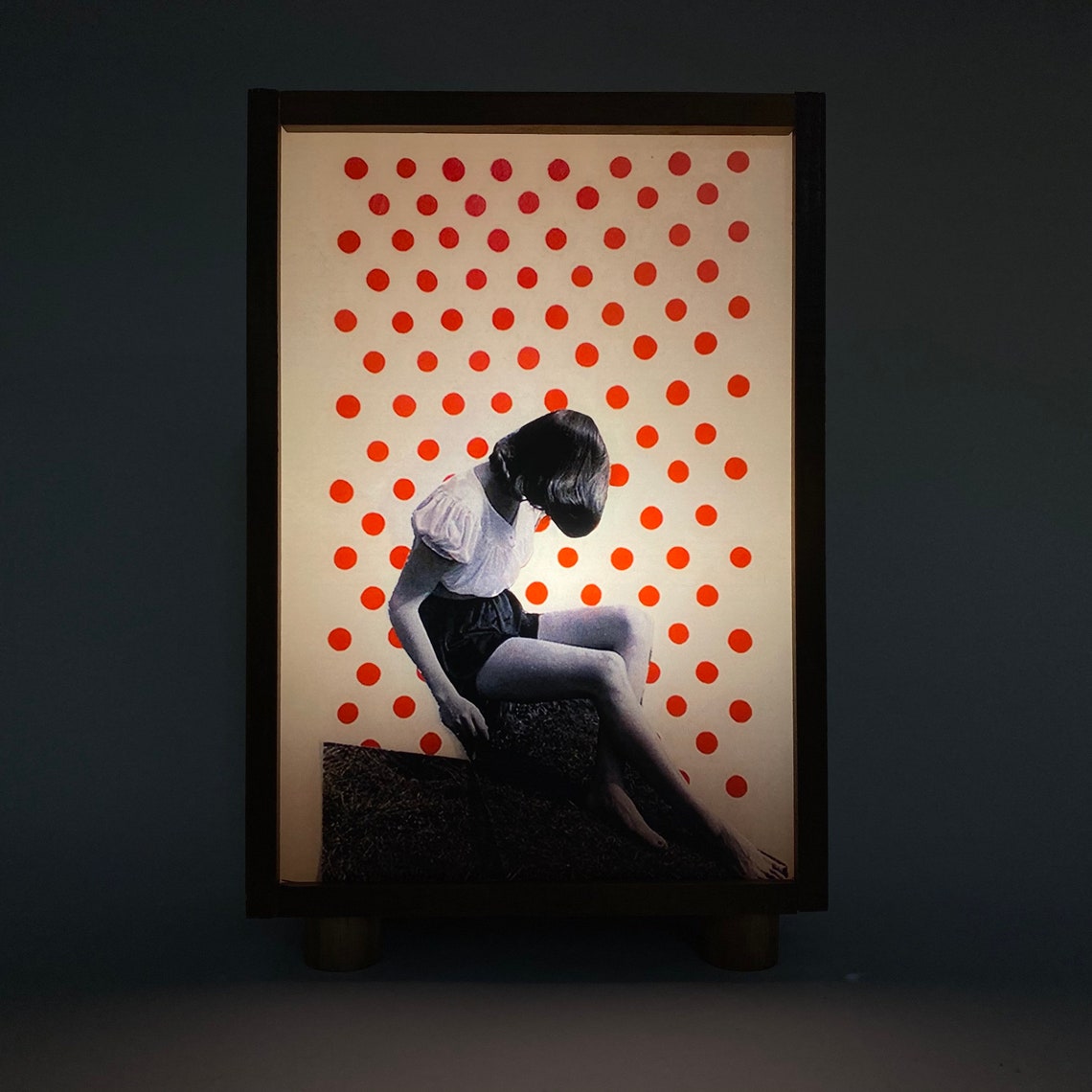 Walnut Lightbox Wooden Handmade Lightbox Christmas Gift - Etsy Singapore