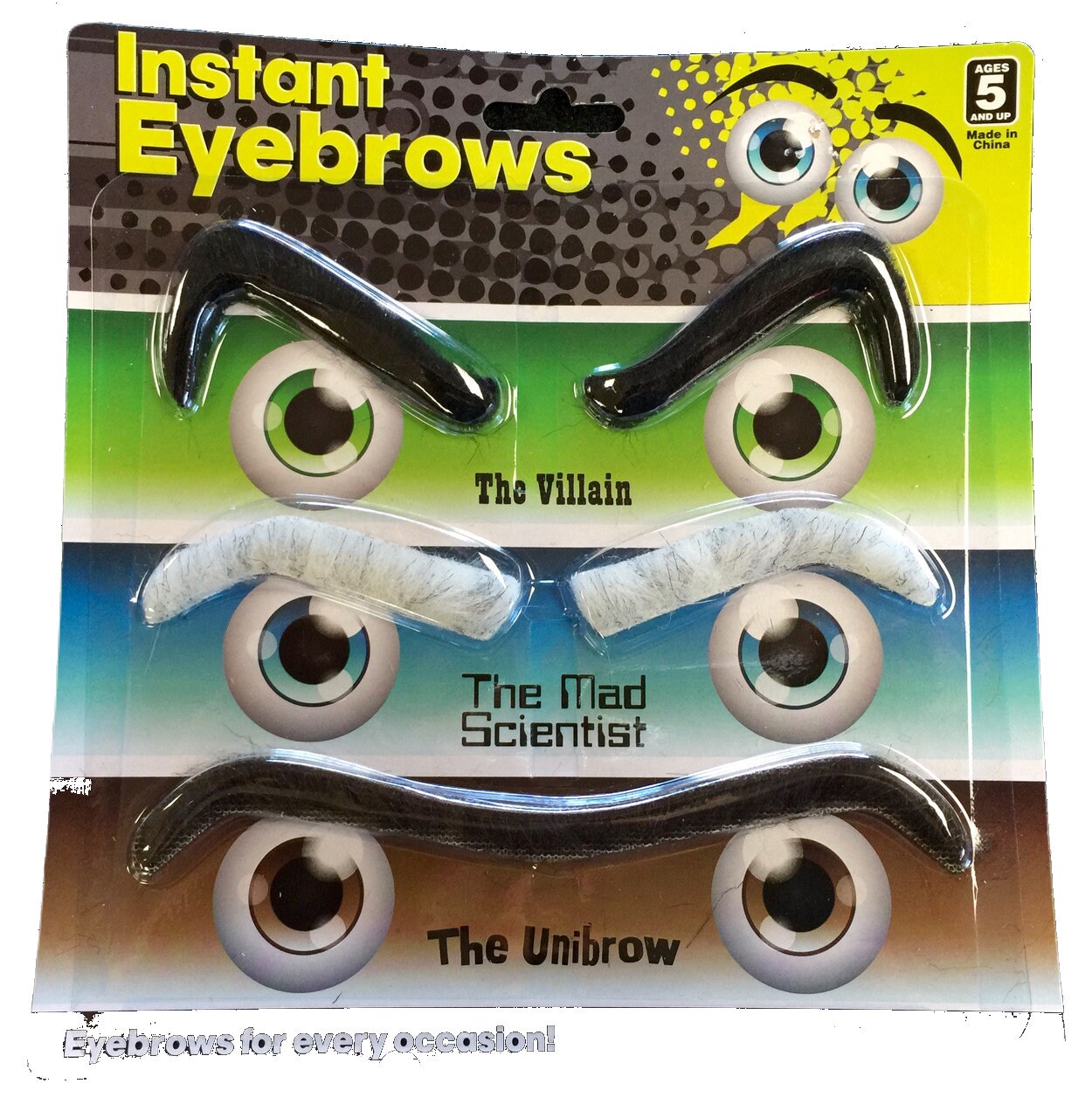 Instant Eyebrows for Every Occasion Includes Self-adhesive Eyebrows ...