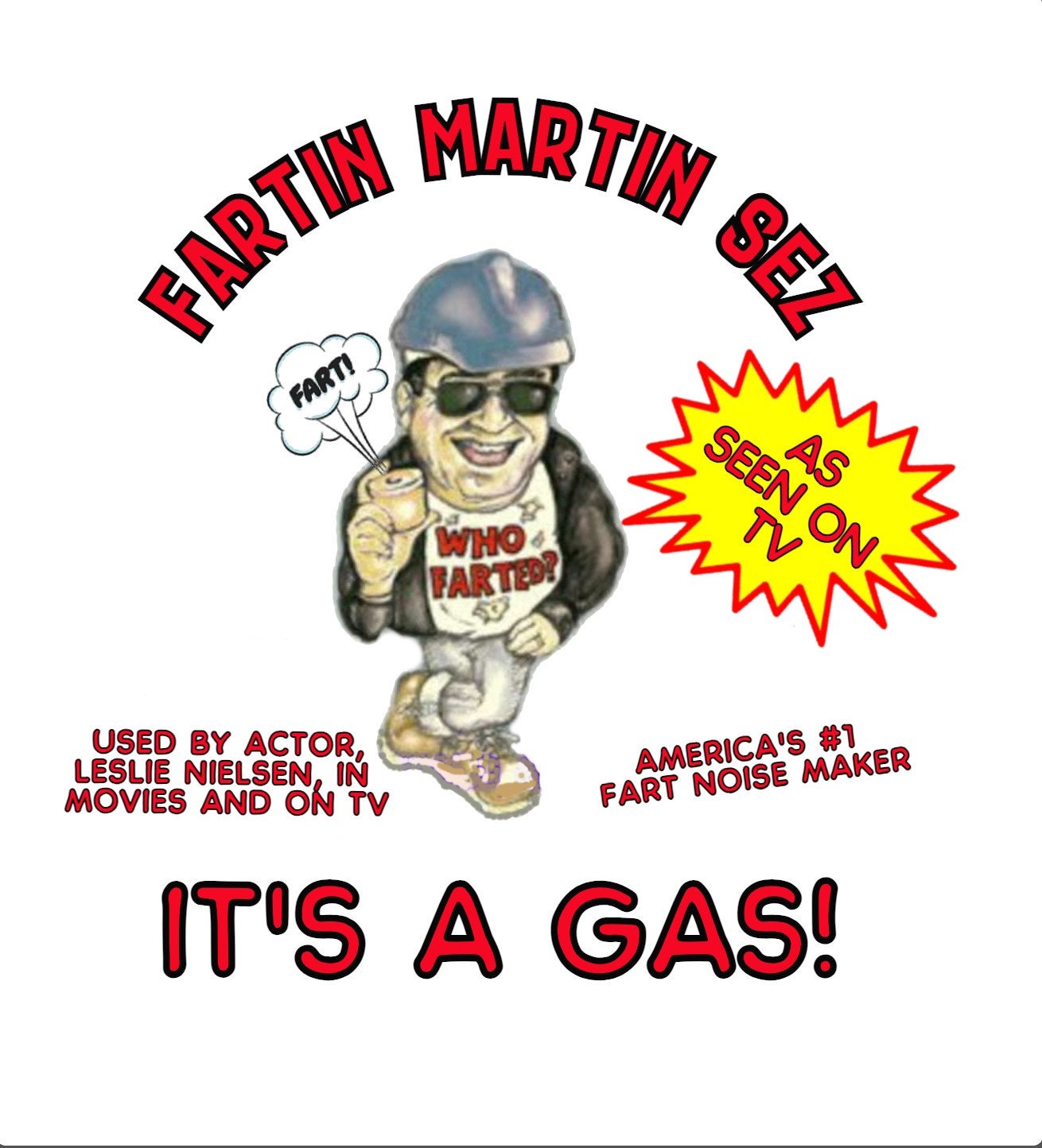Martin Sez Fart Bag, America's #1 Fart Sound Maker! USED by LESLIE ...