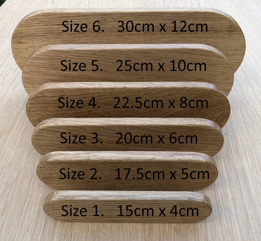 Oak Door Sign, Personalized, Six Sizes to Choose From. Indoor or ...