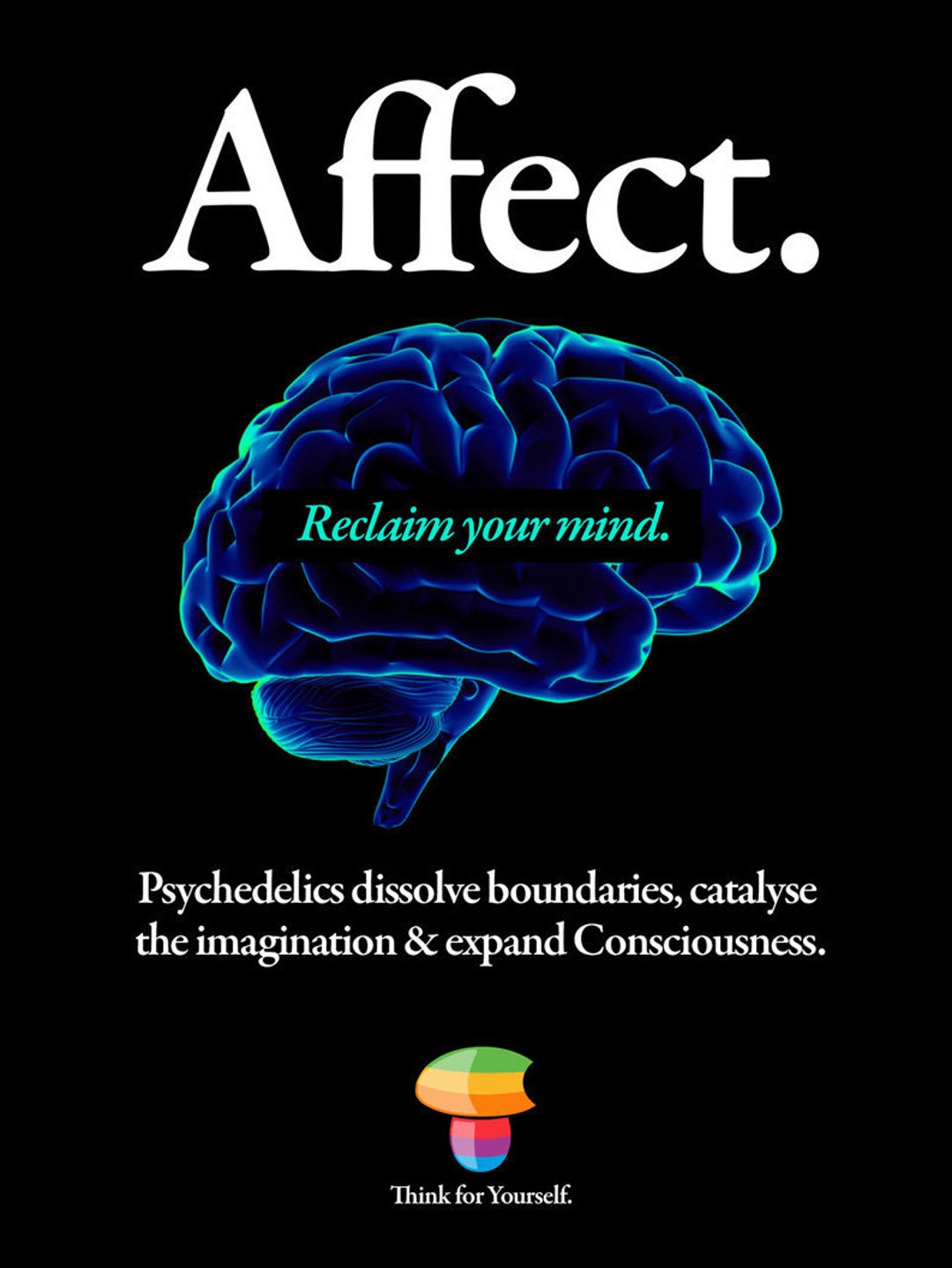 High Quality "affect" Design A2 Poster Onto 280gsm Glossy Stock - Etsy