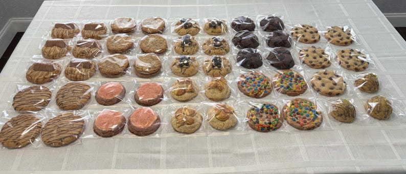 Big 6oz Chocolate Strawberry Cookies, Homemade Gourmet Baked Treats - Etsy