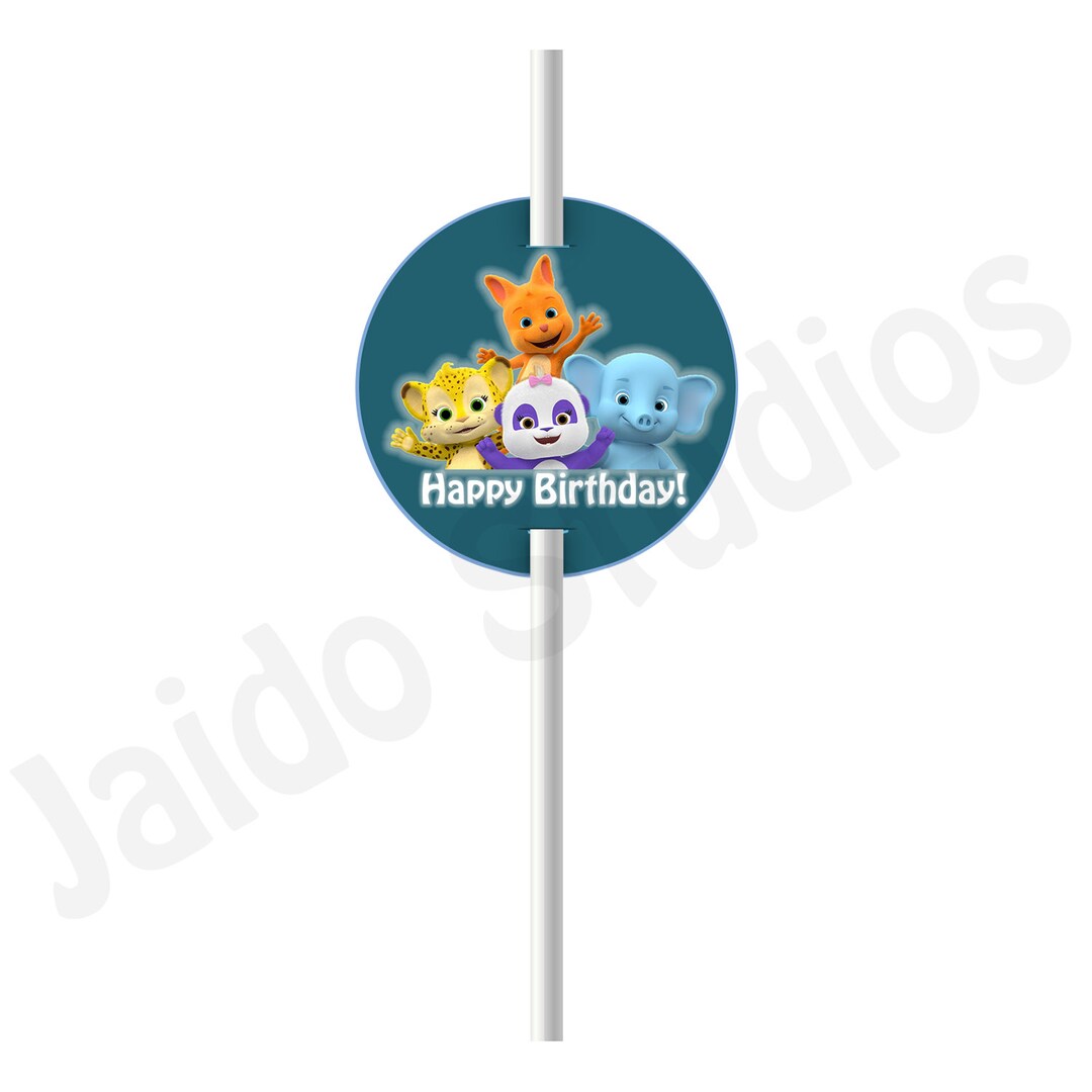 Word Party Straw Tags - Etsy