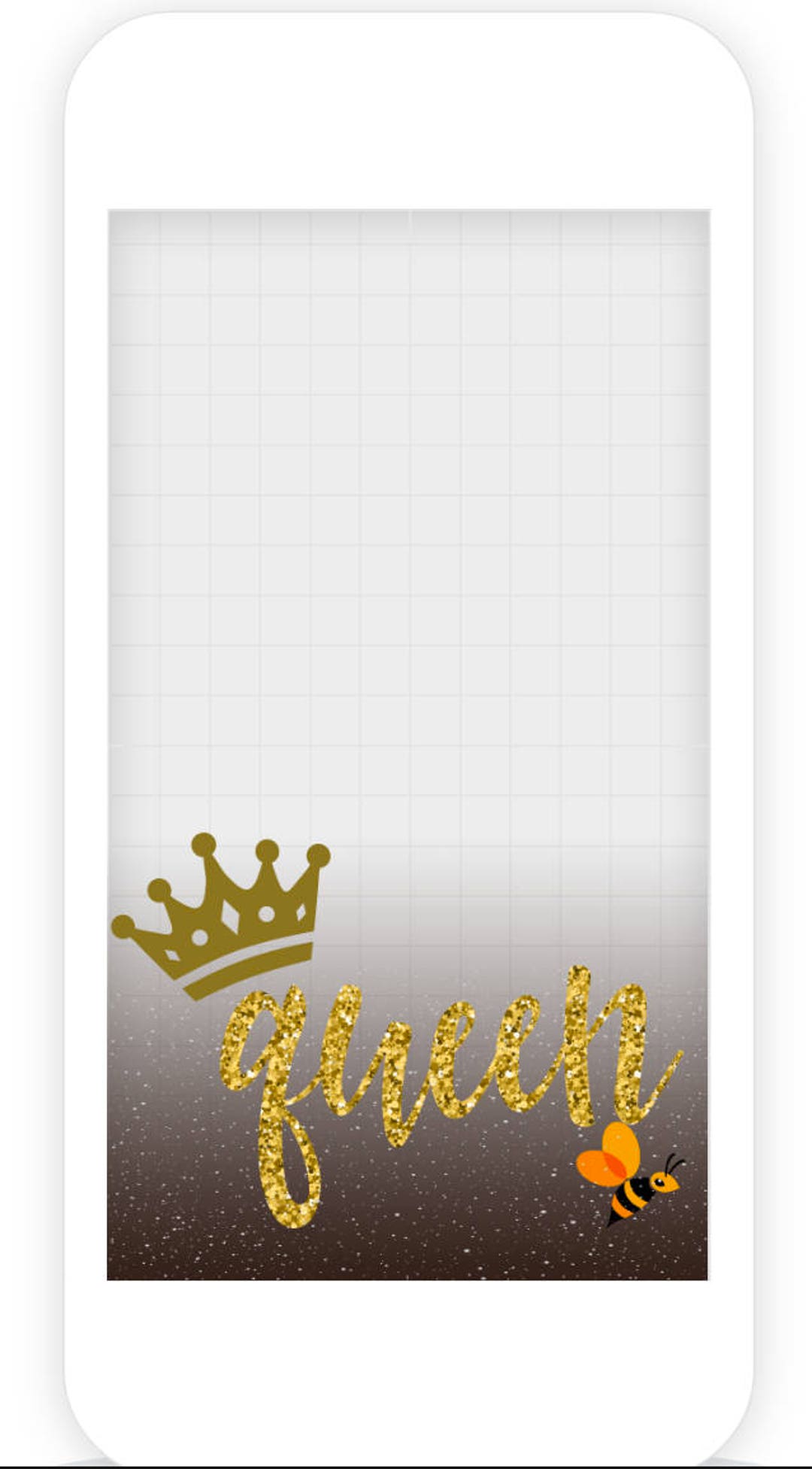 Queen Bee Snapchat Geofilter Queen Filter - Etsy