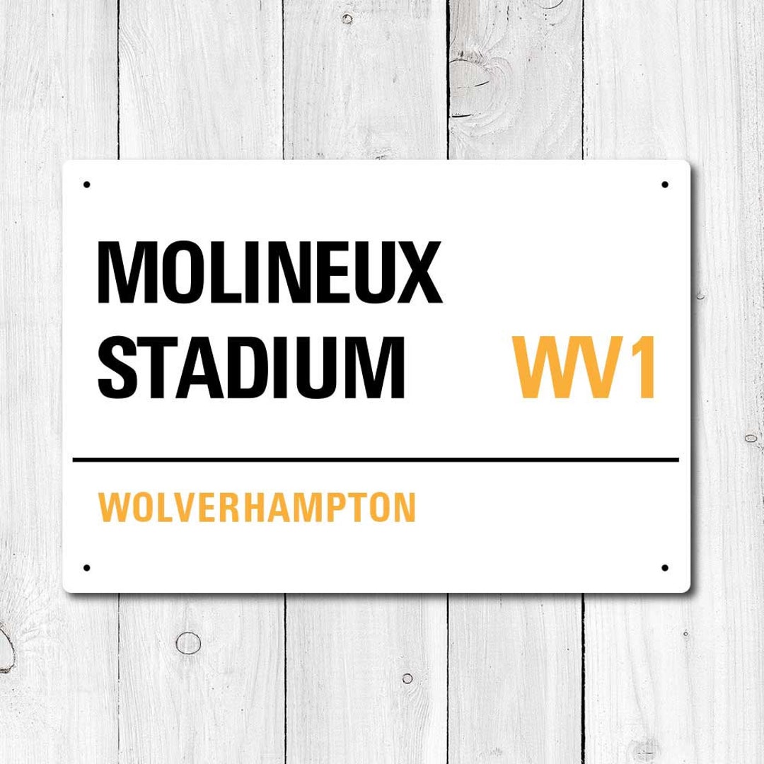 Molineux Stadium Wolverhampton Metal Sign - Etsy