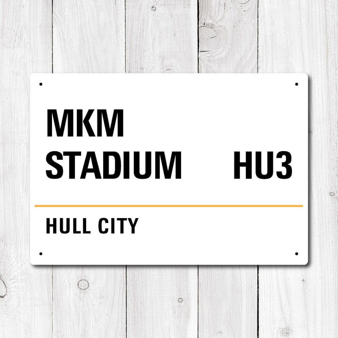 MKM Stadium, Hull Metal Sign - Etsy