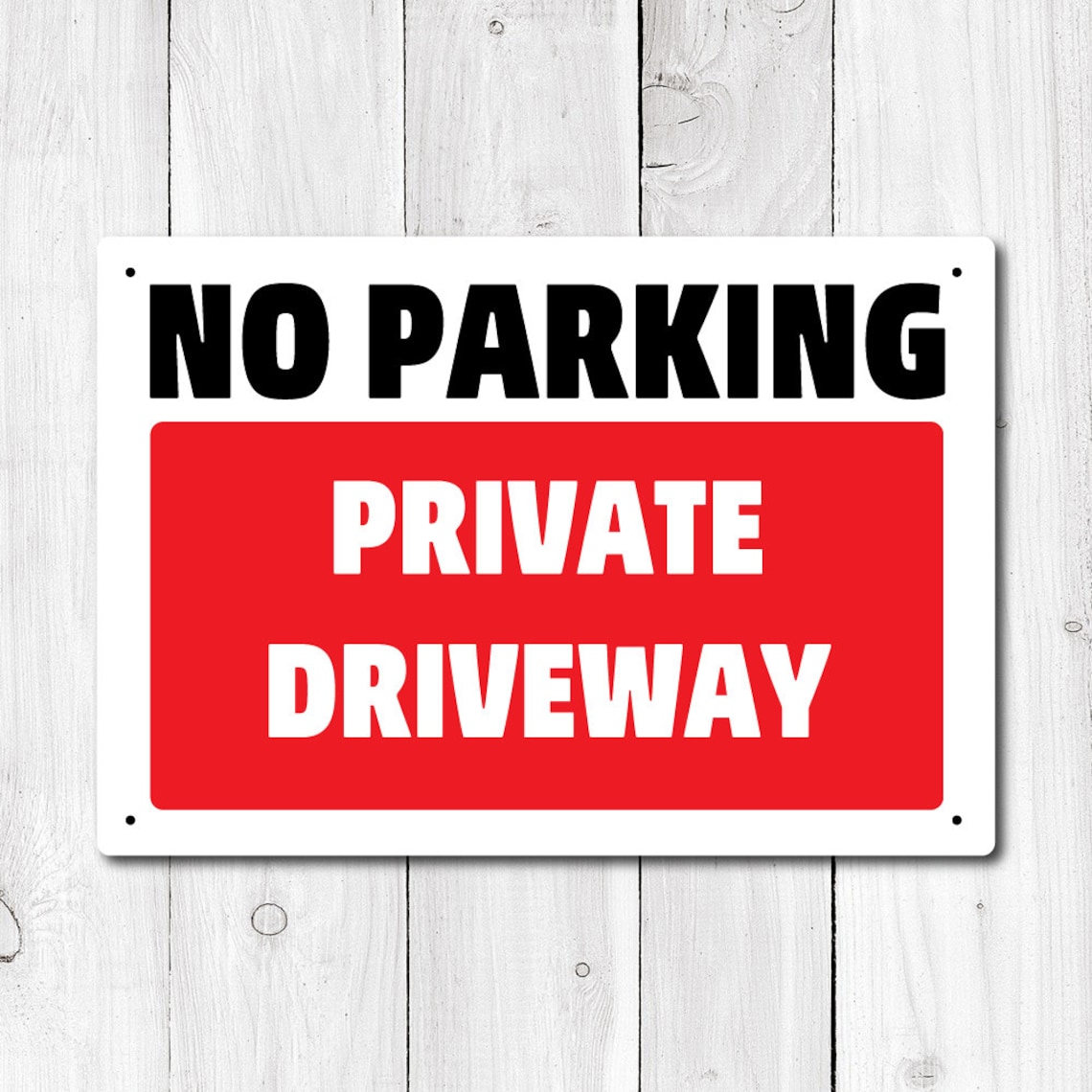 No Parking Private Driveway Metal Sign - Etsy