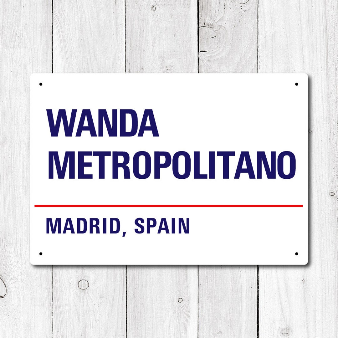 Santiago Bernabeu, Madrid, Spain Metal Sign - Etsy