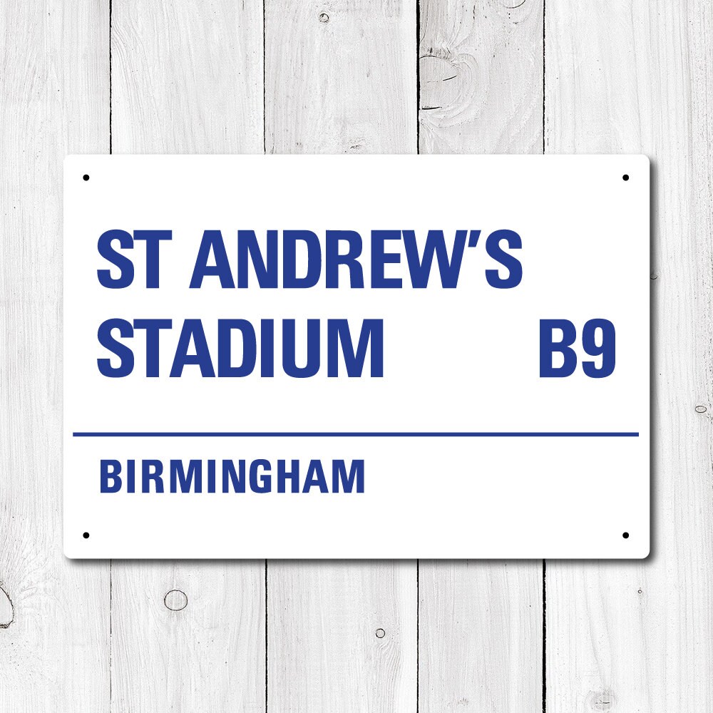 St Andrew's Stadium Birmingham Metal Sign - Etsy