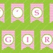 IT'S A GIRL Banner - Printable Baby Girl Shower Banner- Baby Pink Lime ...