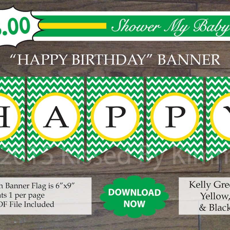 Yellow Birthday - Etsy