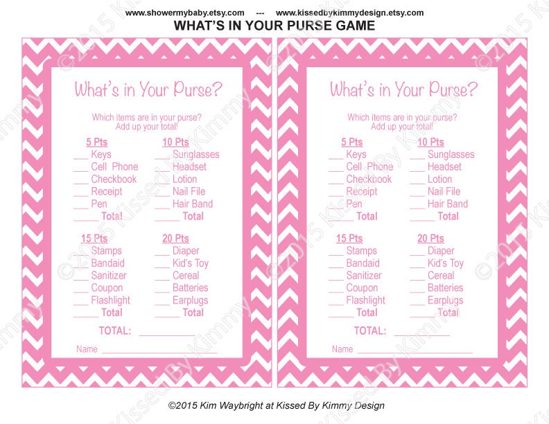 Pink Baby Shower Game Pack PRINTABLE Girl Baby Shower Games - Etsy