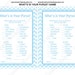 Blue Baby Shower Game Pack PRINTABLE Boy Baby Shower Games 8 Pack ...