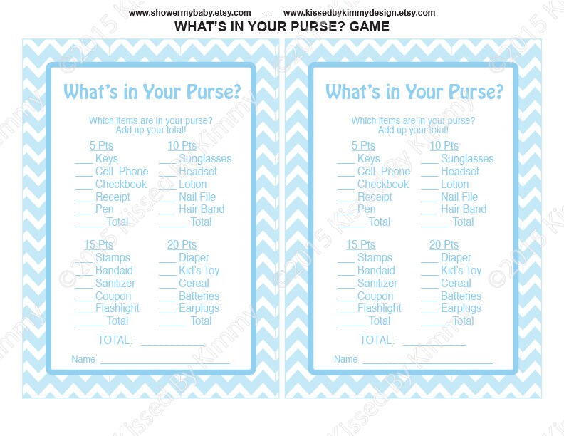 Blue Baby Shower Game Pack PRINTABLE Boy Baby Shower Games 8 Pack ...