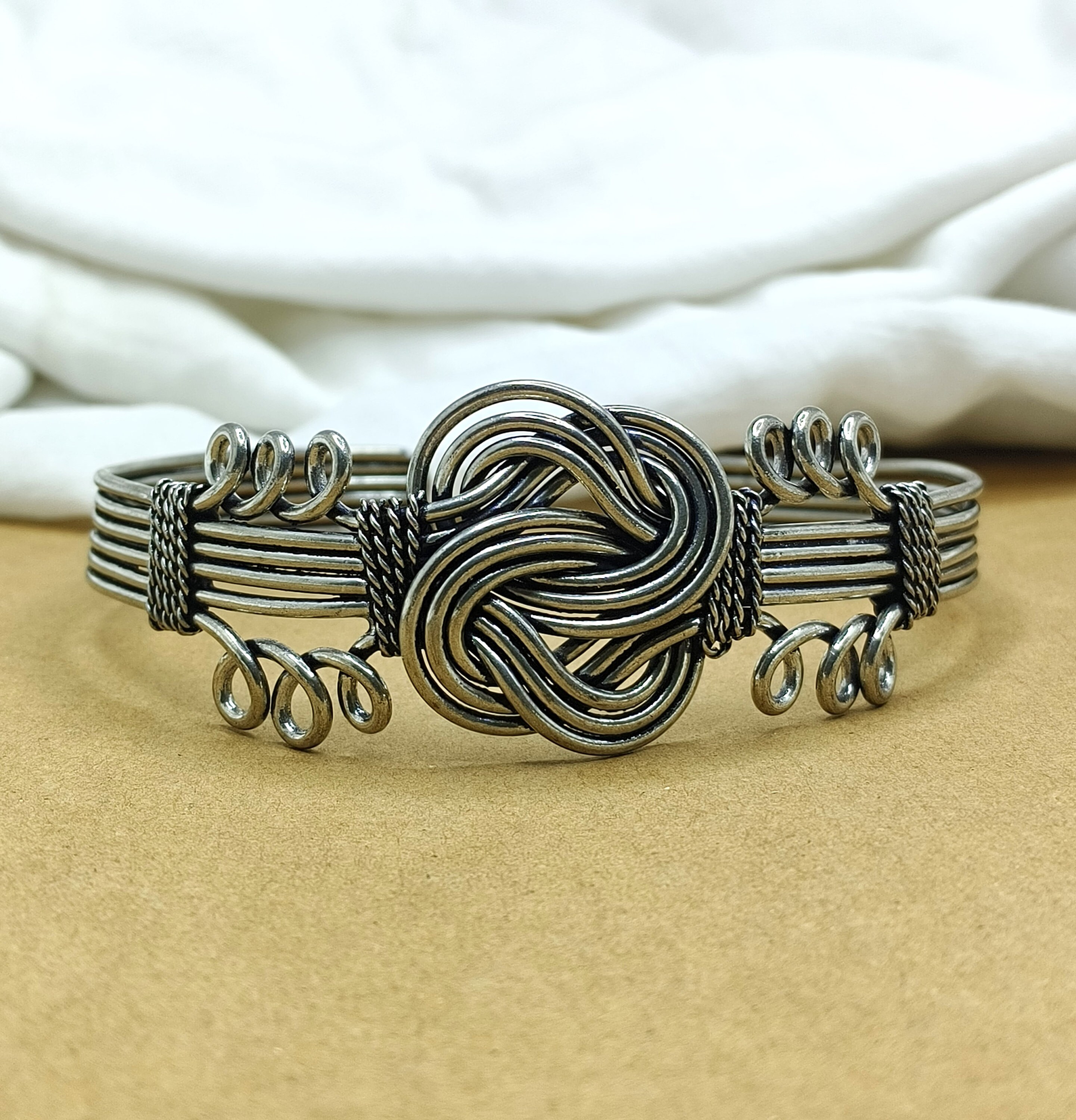 Silver Arm Cuff Upper Arm Cuff Bracelet Unique Arm Band Handmade ...