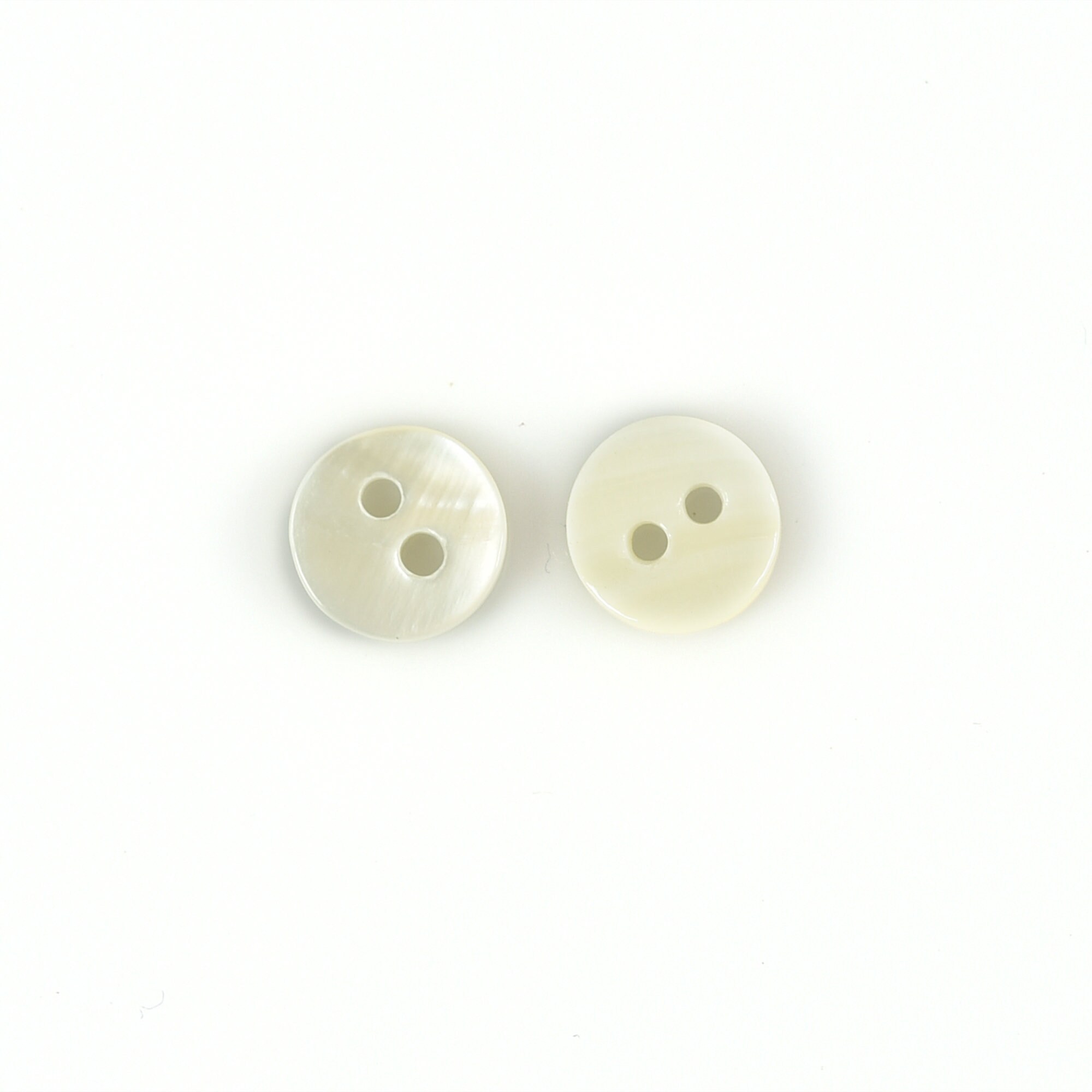 120 Pcs Natural River Shell Buttons Shell Button White Shell Button ...