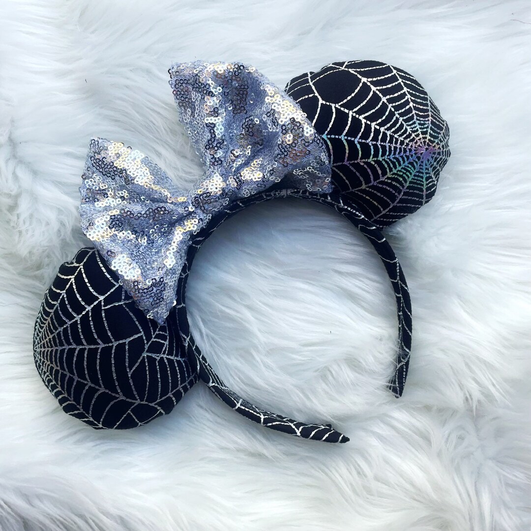 Spider Web Halloween Ears - Etsy