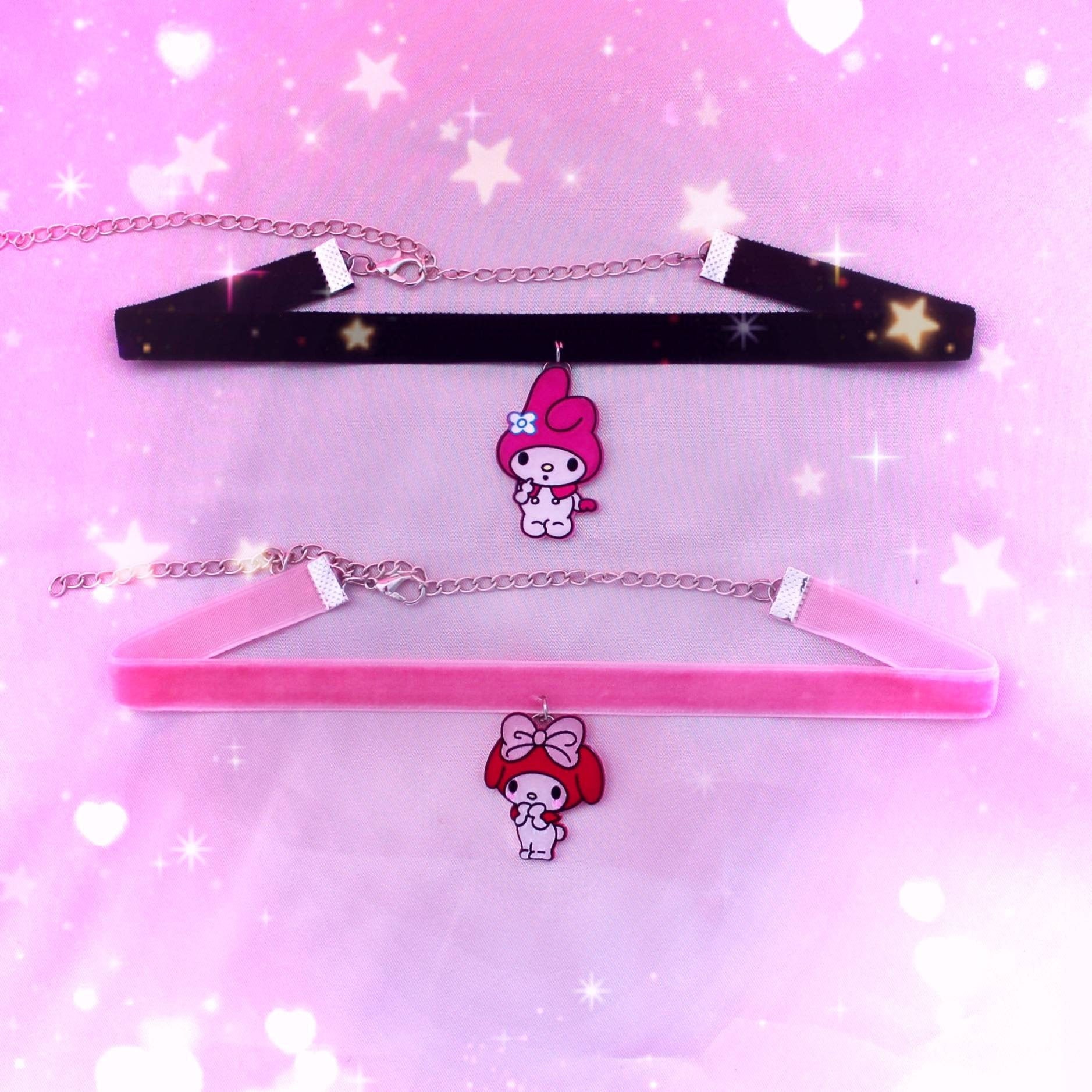 Kawaii Velvet Chokers Kawaii Jewelry Fairy Kei Egirl | Etsy