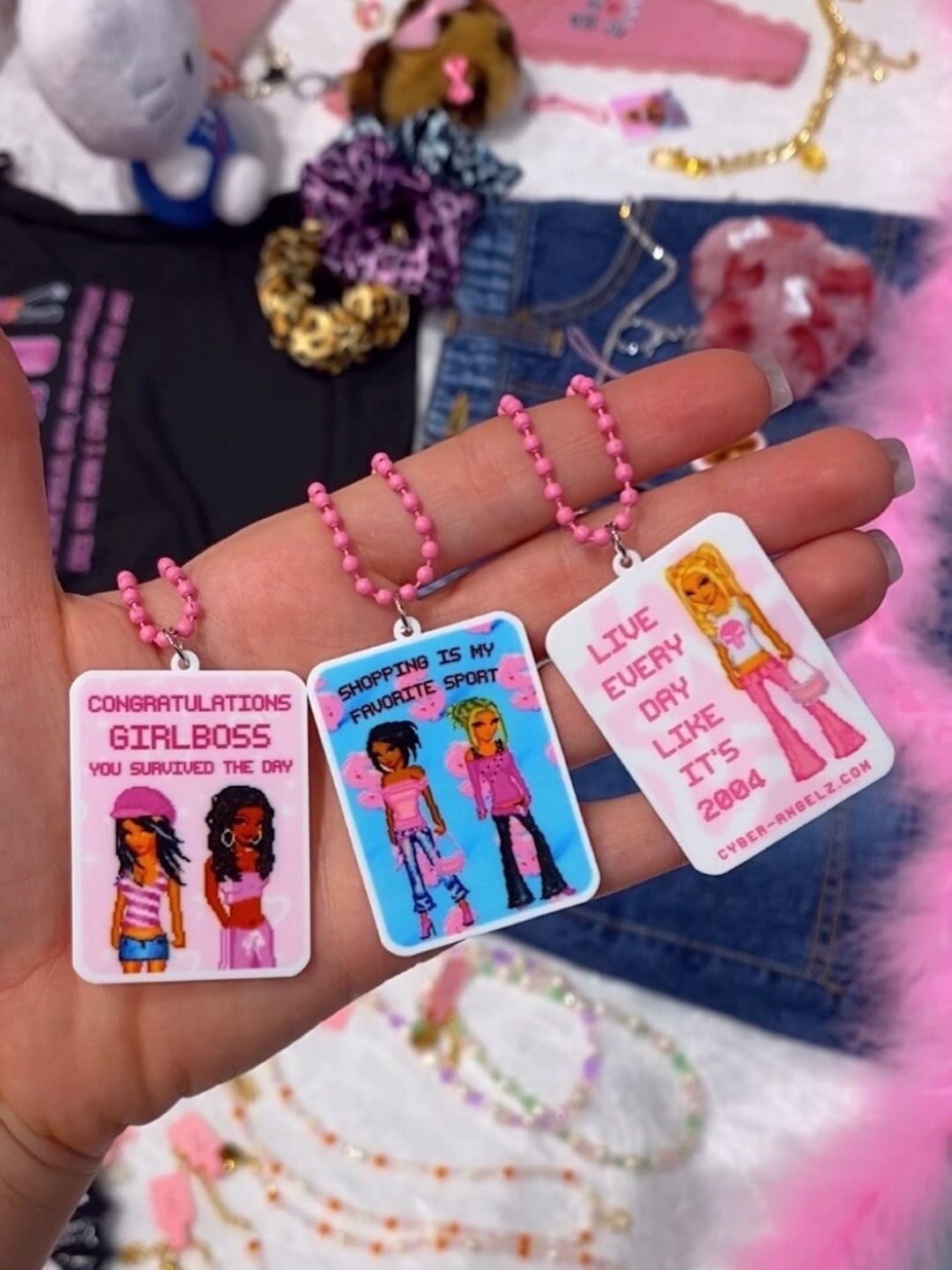 Dollzmania Keychain - Y2K Phone Strap - 2000s Accessories Myspace ...