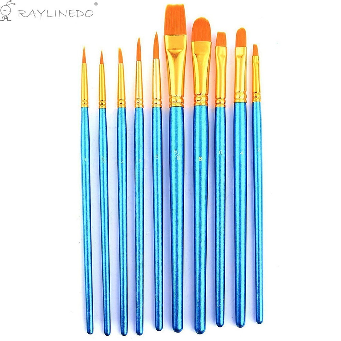 10 Pcs Multifunctional Nylon Paint Brushes Artist Paint - Etsy