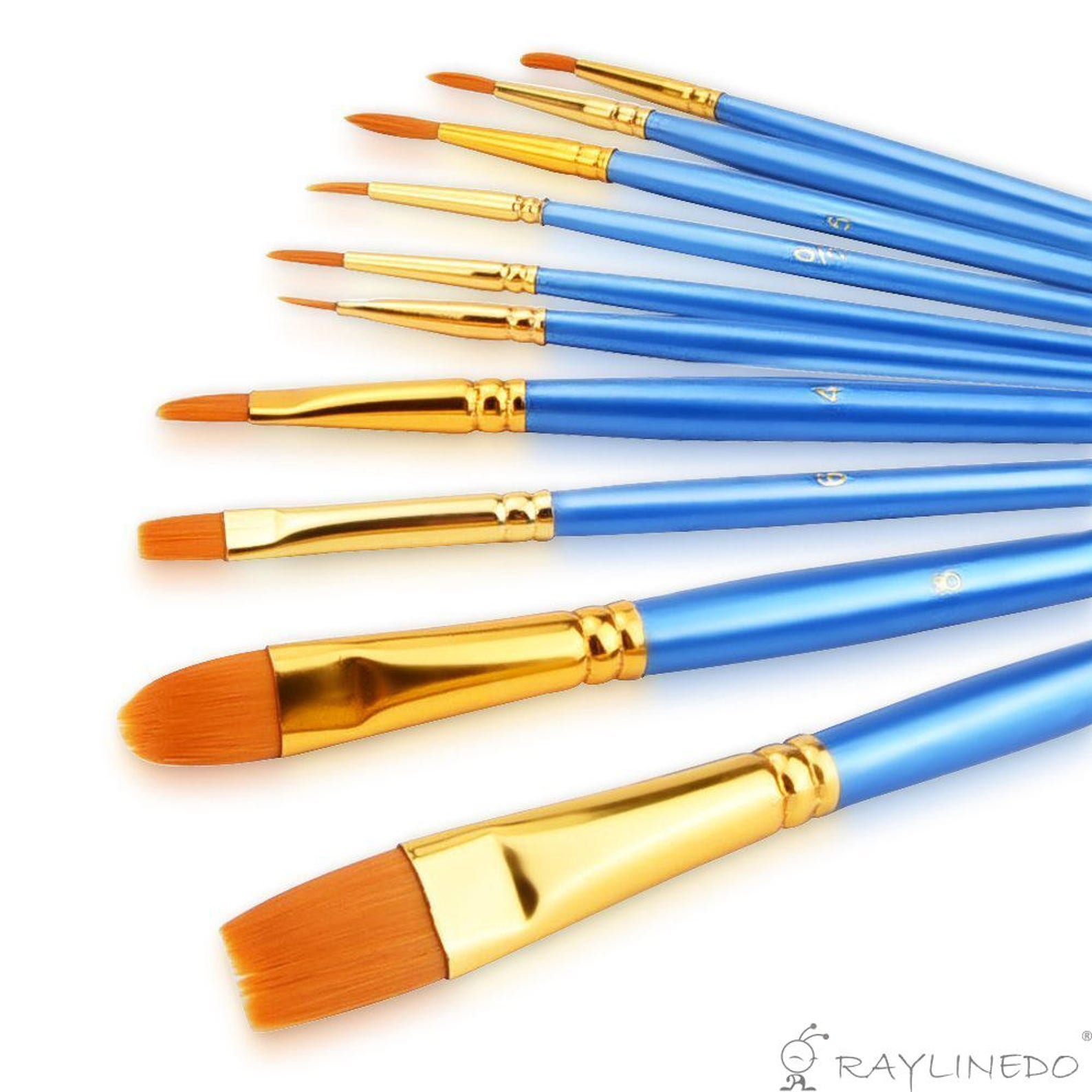 10 Pcs Multifunctional Nylon Paint Brushes Artist Paint - Etsy
