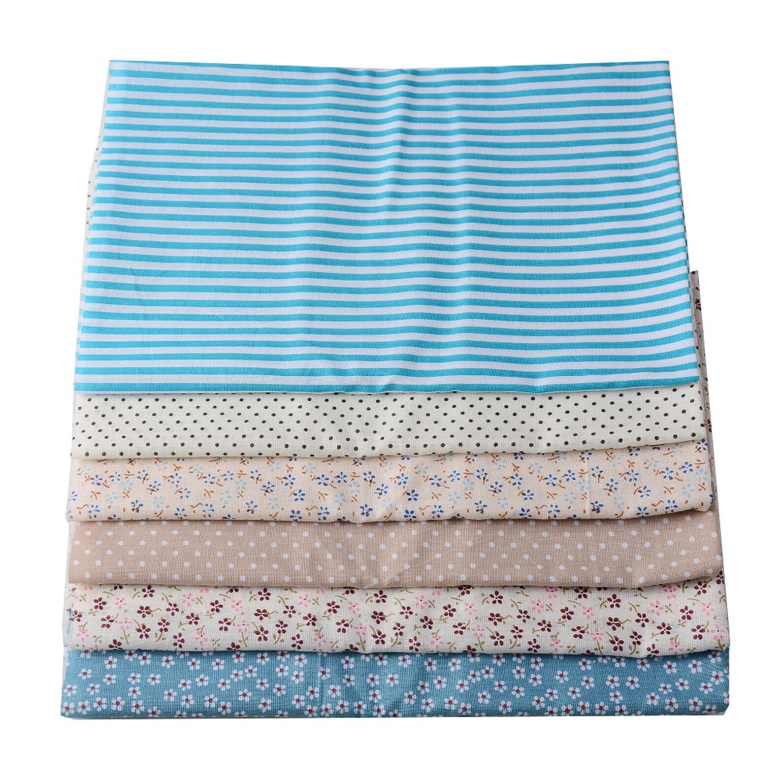 6pcs Different Pattern Patchwork Fabric Craft Printed Cotton - Etsy