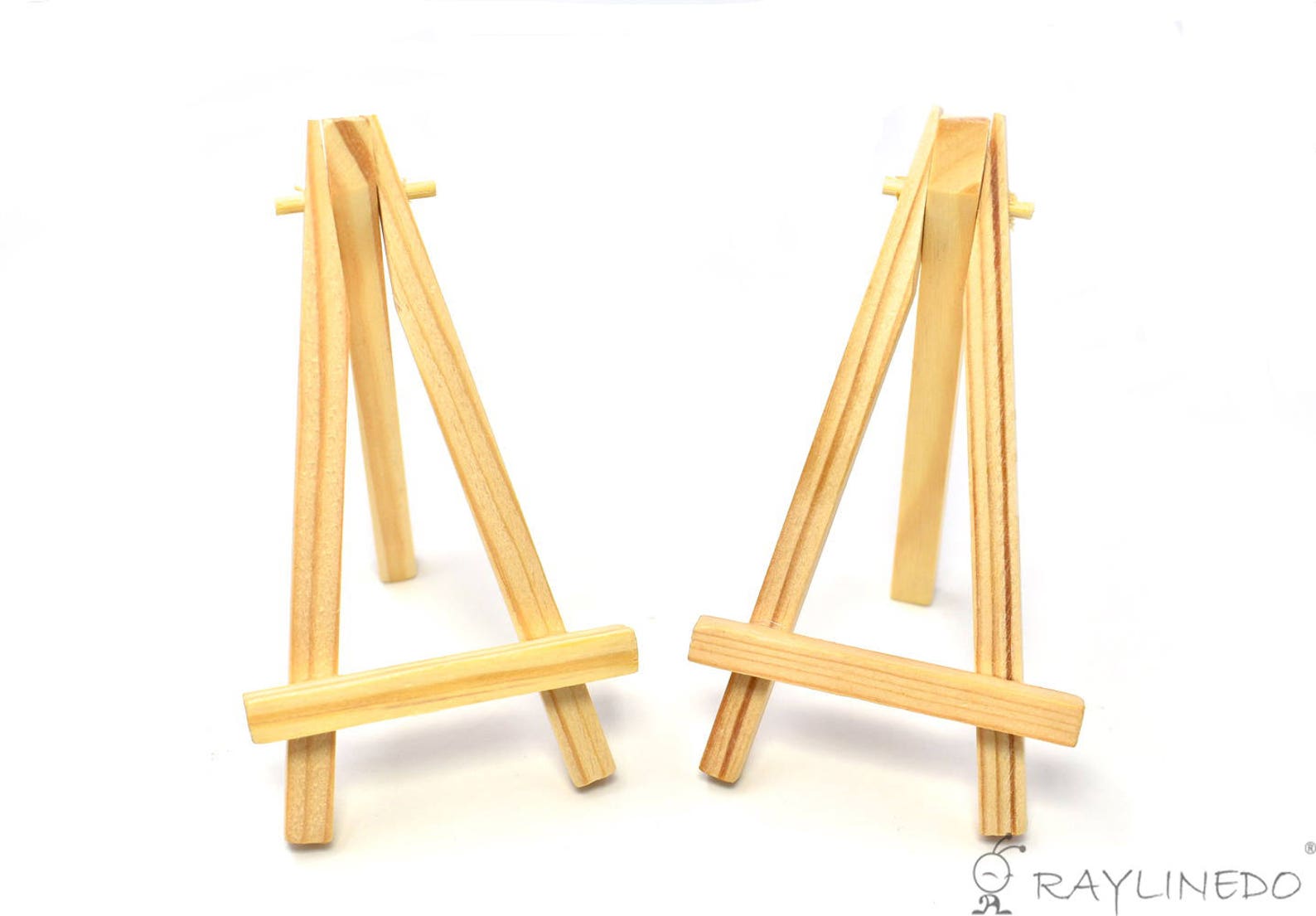 Set of 2pcs Mini Wood Display Easel 5inch Wedding Parties | Etsy