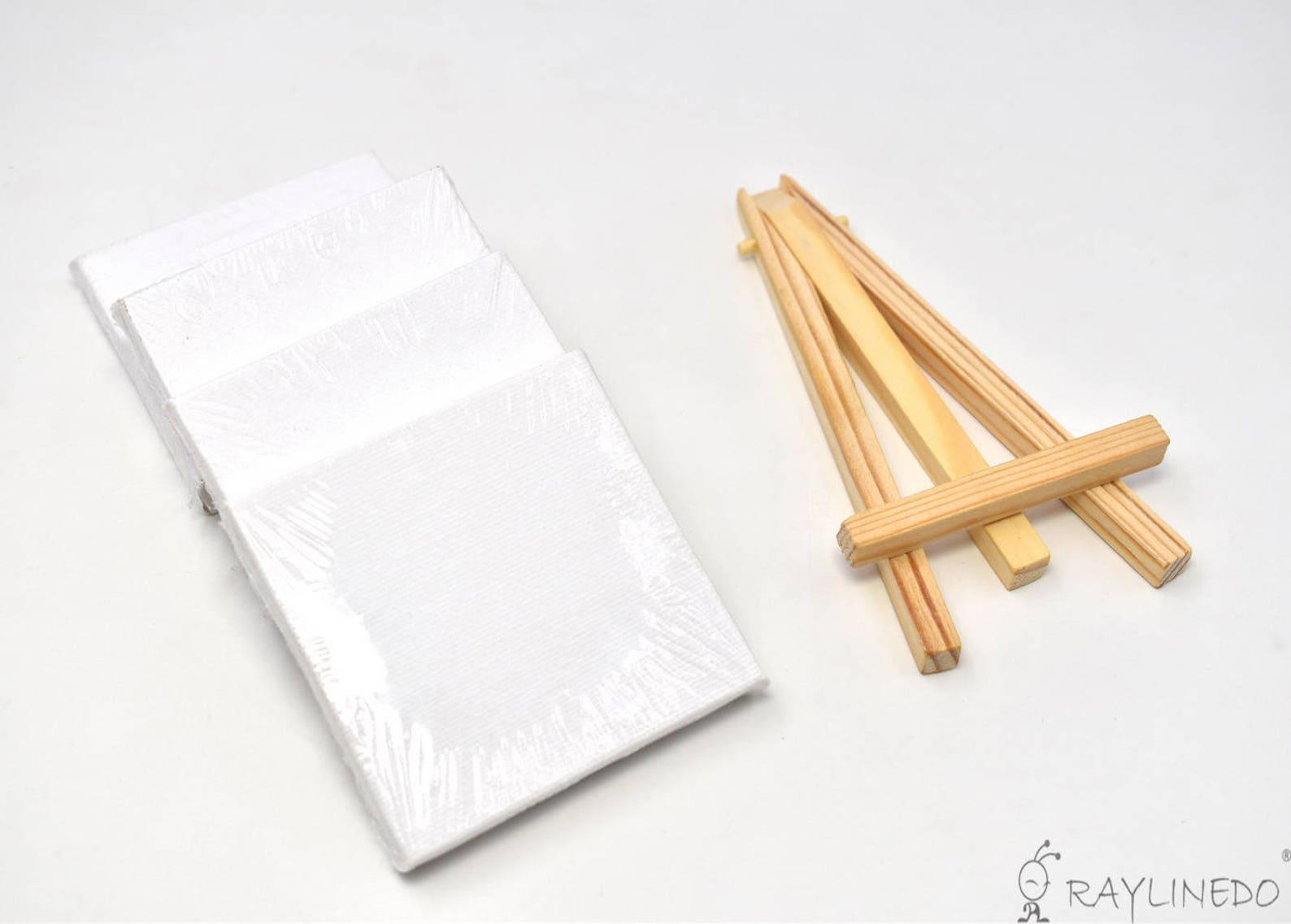 Set of 4pcs Mini Artist Blank Canvas Frame 3x3inch 7x7cm | Etsy