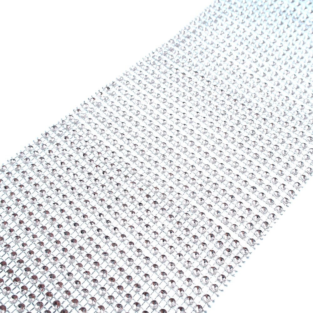 24 Row Acrylic Rhinestone Diamond Mesh Wrap Roll 10 Yards Cake | Etsy