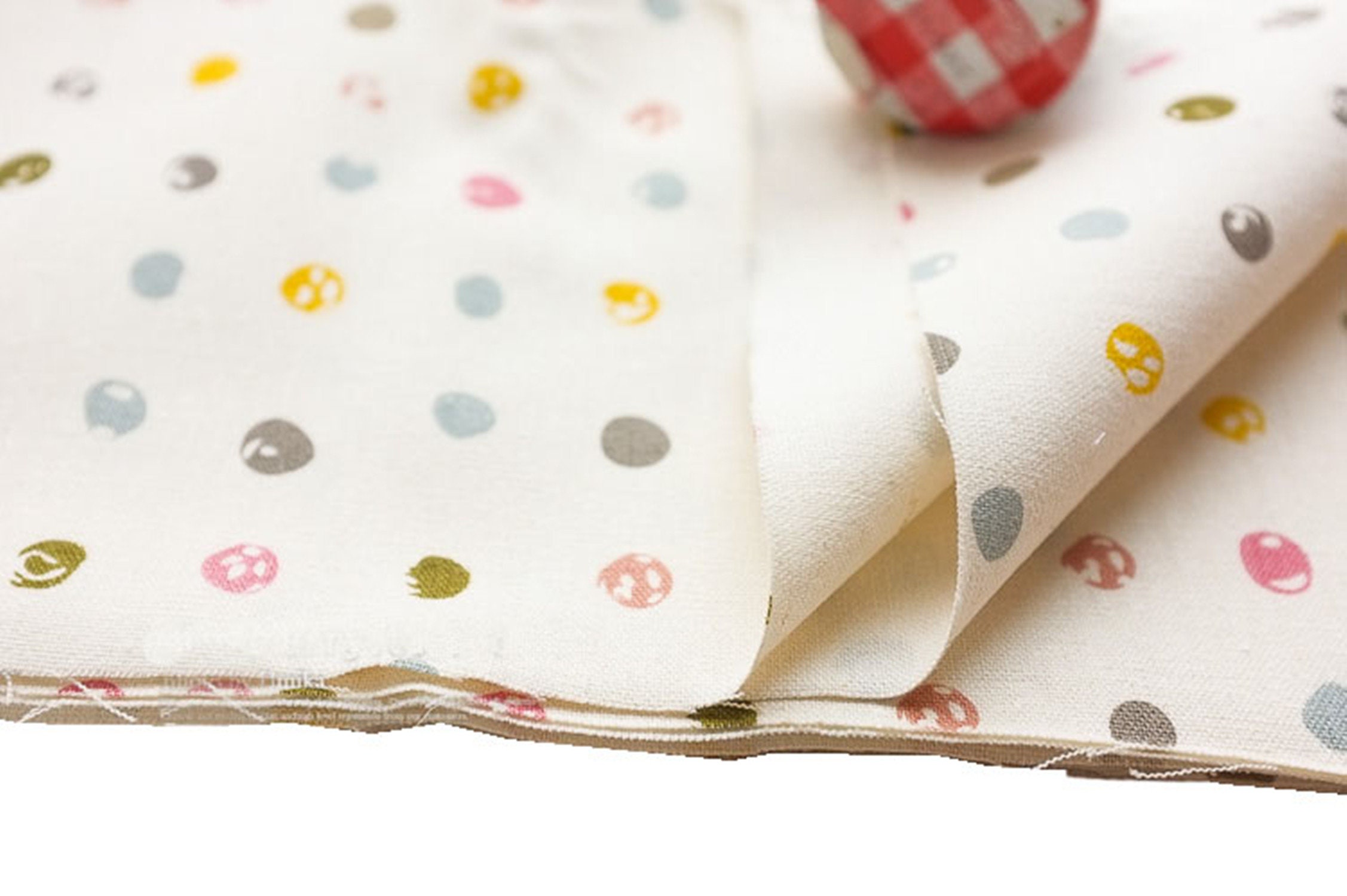 5 Different Pattern Cotton and Linen Patchwork Fabric Bundle | Etsy