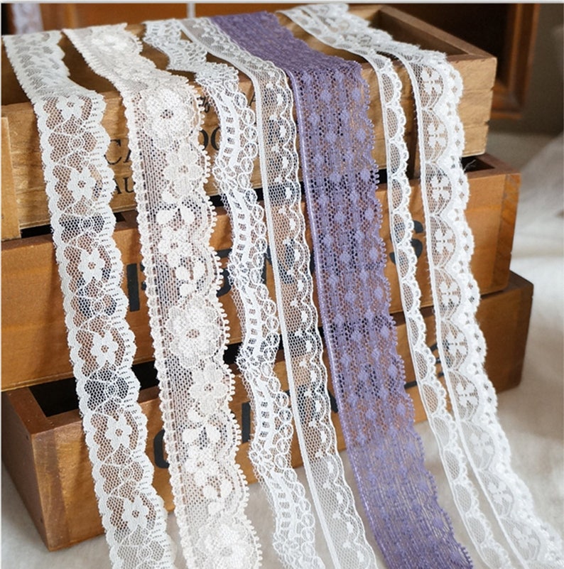 30 Meters Assorted Vintage Style Lace Ribbon Trim Bridal | Etsy
