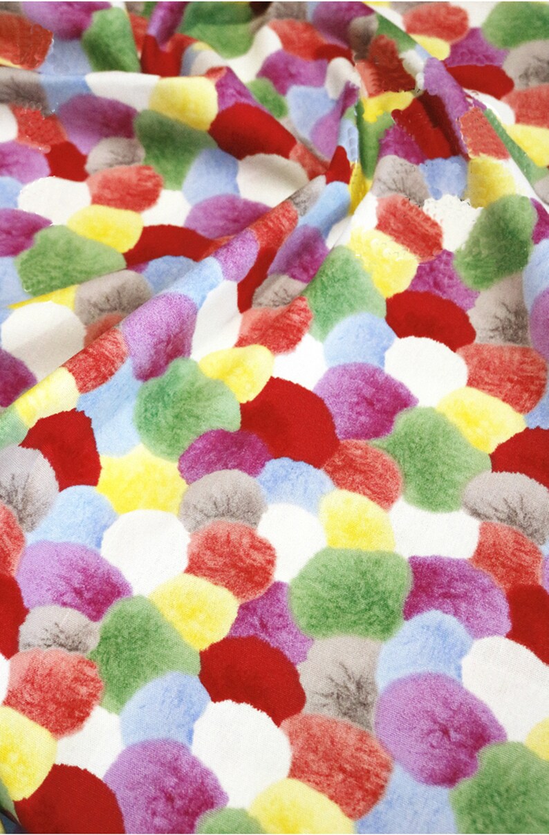 Chinese Ink Style Cotton Printed Cloth Colorful Halo Dyeing - Etsy