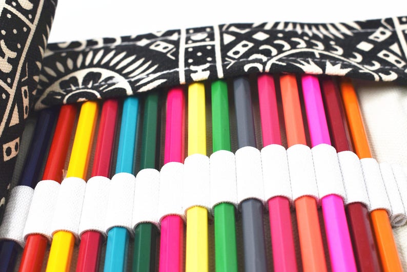 36/48/72 Holes Canvas Pencil Wrap Roll up Pencil Case Pen - Etsy Australia 36/48/72 Holes Canvas Pencil Wrap Roll up Pencil Case Pen - Etsy Australia