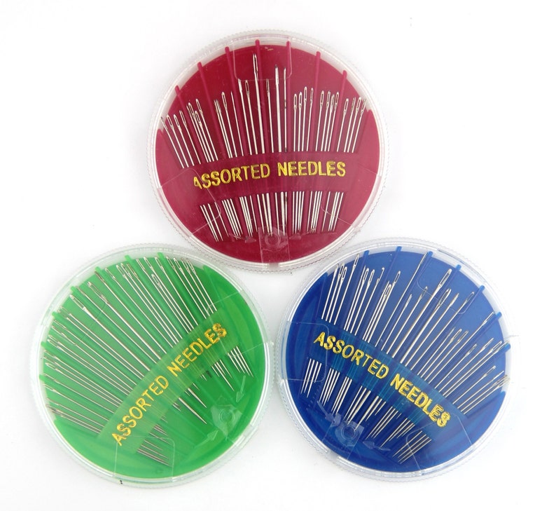 30-PCS Stainles Steel Hand Sewing Needle Assorted Sizes Ideal | Etsy