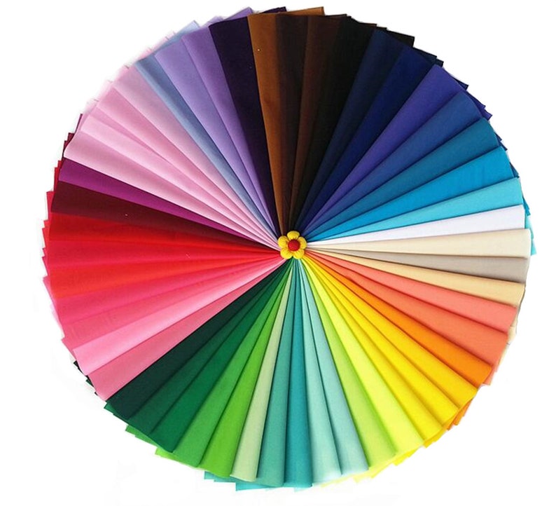 50PCS 2030cm Assorted Pre-cut Solid Color Mixed Squares - Etsy