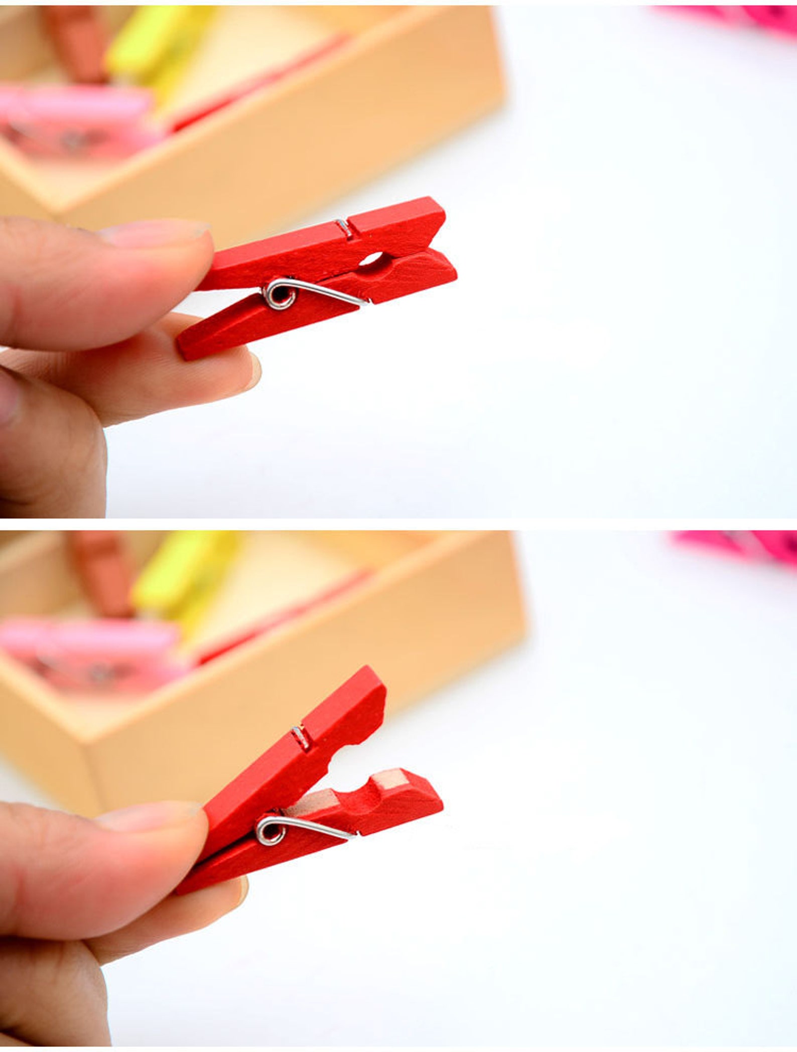 Colorful Wooden Clips Multicolor SKU: CTJZ21-WOOD2001 | Etsy